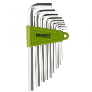 Offset hexagon key wrenches' set - zinc chrome plated the best on the ...